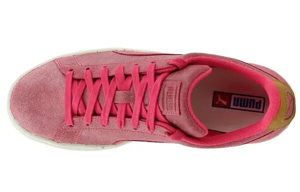 PUMA Suede Deco Low Top Sneakers - Red