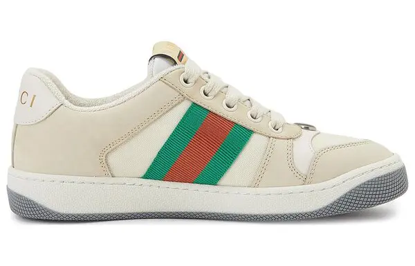 Gucci Screener Low Top Sneakers - White