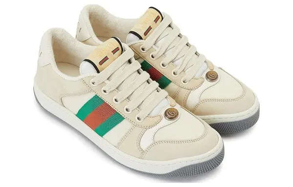 Gucci Screener Low Top Sneakers - White