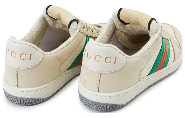 Gucci Screener Low Top Sneakers - White