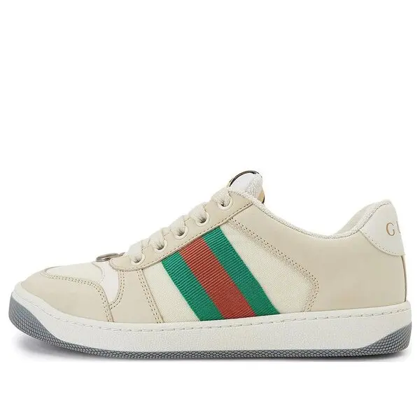 Gucci Screener Low Top Sneakers - White