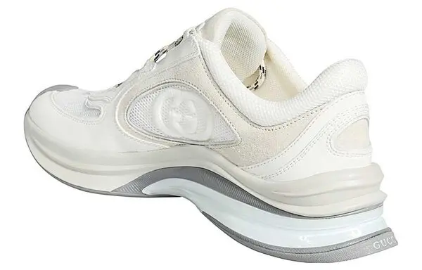 Gucci Run Sneaker Suede - White