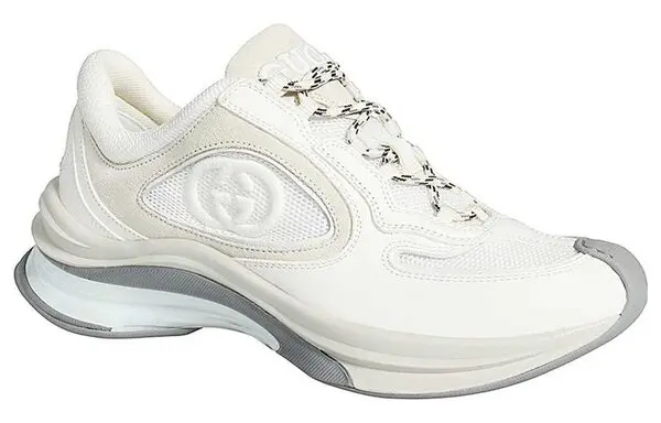 Gucci Run Sneaker Suede - White