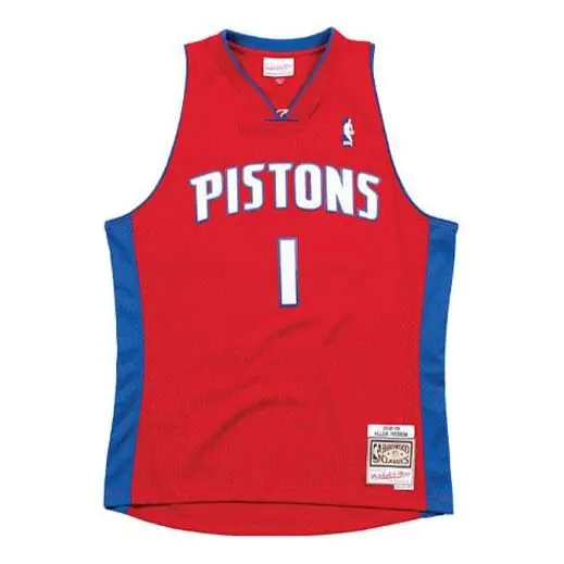 Mitchell & Ness Nba 2008-09 Detroit Pistons Iverson Jersey - Red
