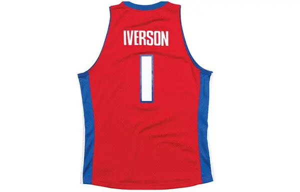 Mitchell & Ness Nba 2008-09 Detroit Pistons Iverson Jersey