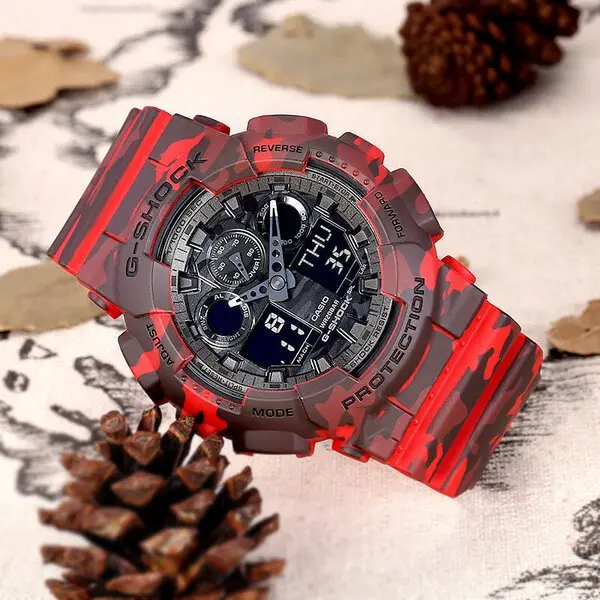 Casio G-shock Analog-digital Watch - Red