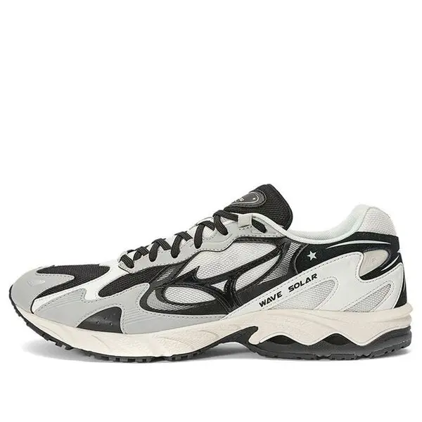 Mizuno Wave Solar Low Athletic Shoes - Grey/black/white