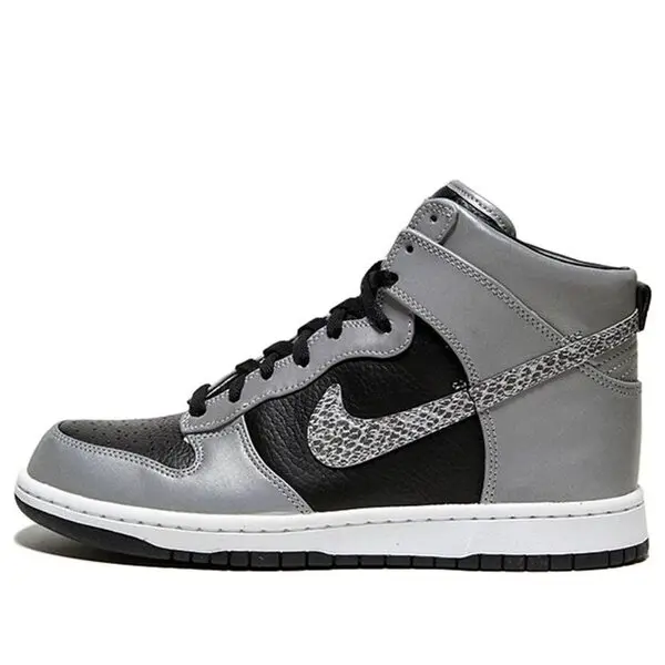 Nike Dunk High Top Sneakers - White/black-reflect Silver