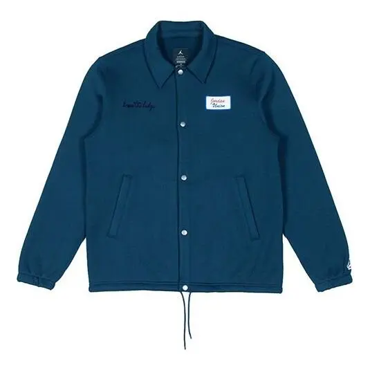 JORDAN X Union La Coaches Jacket - Blue