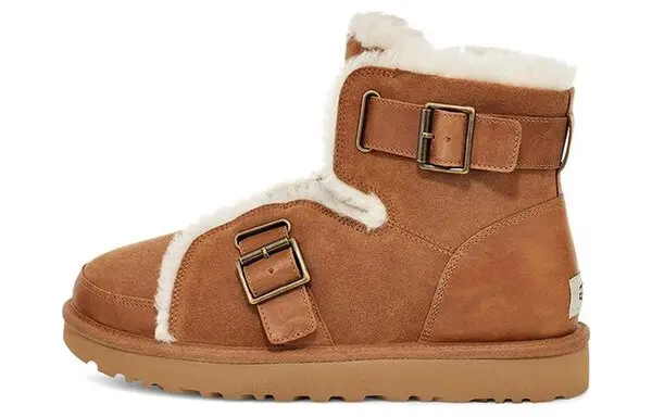 UGG Dune Mini Buckle Boot - Chestnut Brown