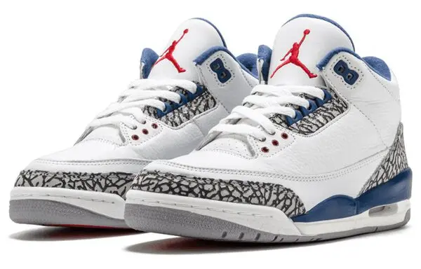 JORDAN 3 Retro "true Blue - White