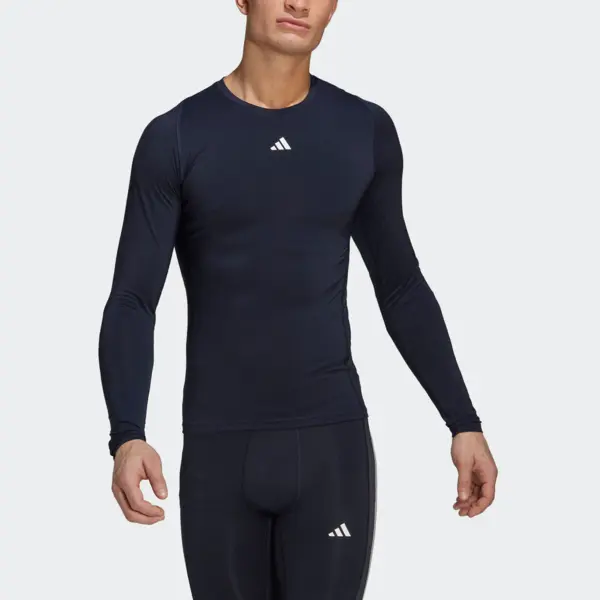 Adidas Techfit Logo Long Sleeve Training Shirt - Default Colorway