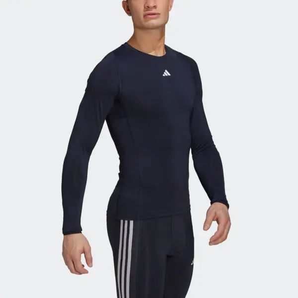 Adidas Techfit Logo Long Sleeve Training Shirt - Default Colorway