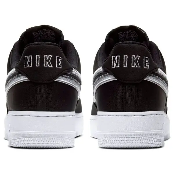 Nike Force 1 Low Reverse Stitch Sneakers - Black
