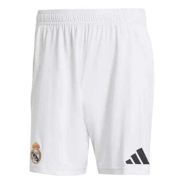 Adidas Real Madrid 24/25 Home Football Shorts - White