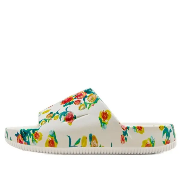 Nike Calm Slides "floral - Sail/sail