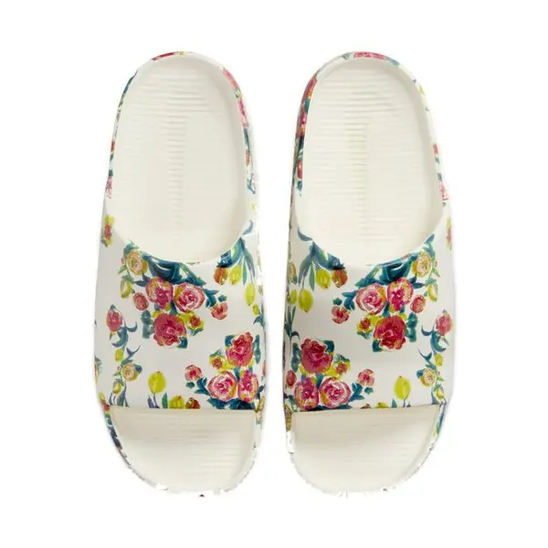 Nike Calm Slides "floral - Sail/sail