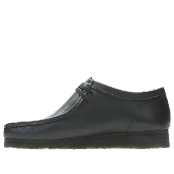 Clarks Leather Wallabee Boots - Black