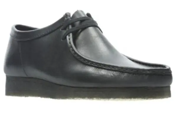 Clarks Leather Wallabee Boots - Black