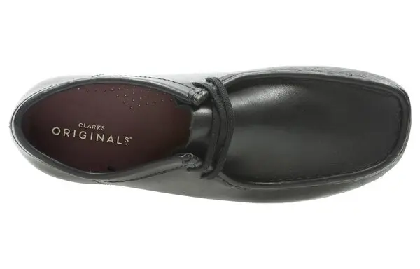 Clarks Leather Wallabee Boots - Black