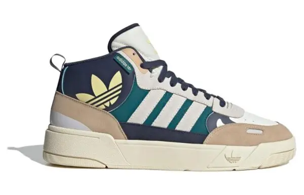 Adidas Post Up High Top Sneakers - Milk/green