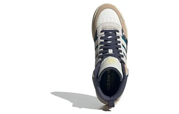 Adidas Post Up High Top Sneakers - Milk/green
