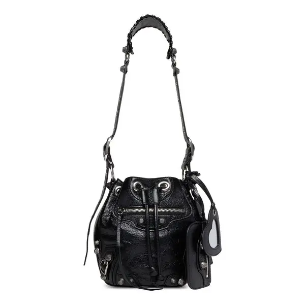 Balenciaga Le Cagole Xs Bucket Bag - Black