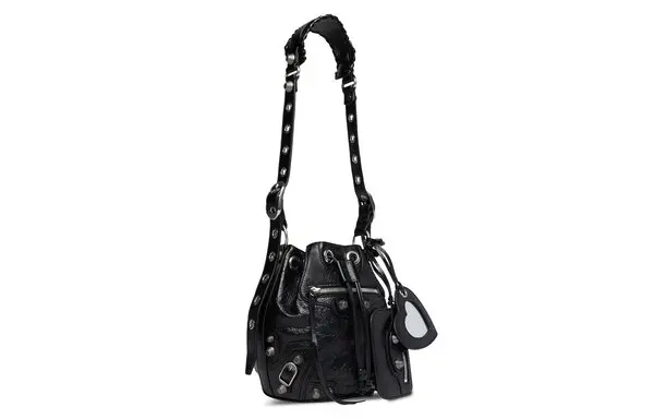 Balenciaga Le Cagole Xs Bucket Bag - Black