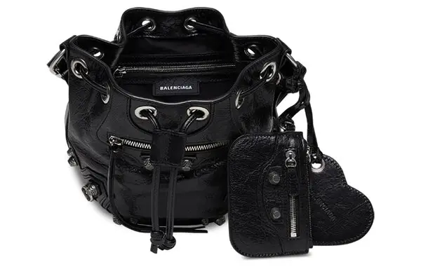 Balenciaga Le Cagole Xs Bucket Bag - Black