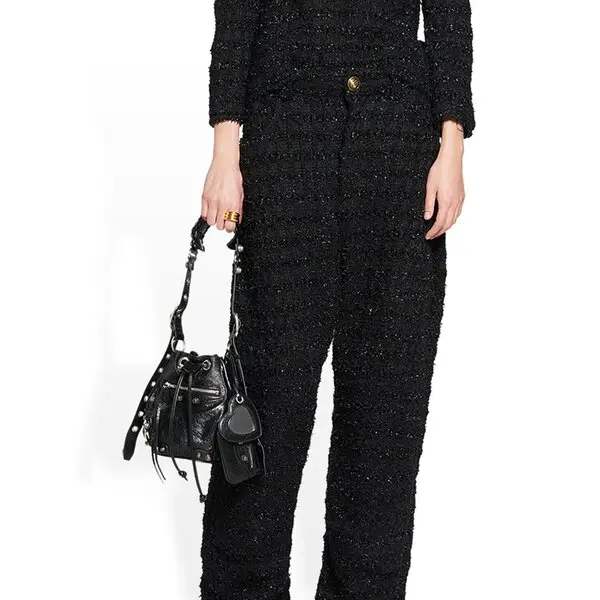 Balenciaga Le Cagole Xs Bucket Bag - Black