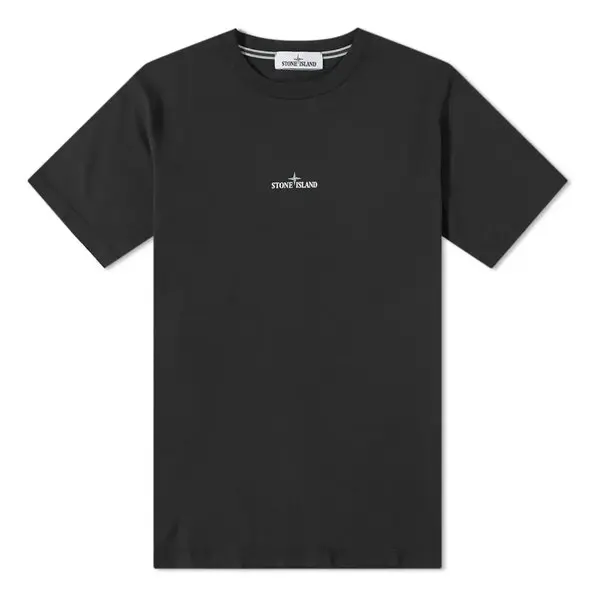 Stone Island Tricromia Three Print T-shirt - Black