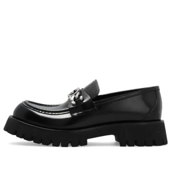 Gucci Leather Loafers - Black