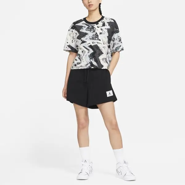 JORDAN Air Essentials Logo Pattern Loose Fit Sports Shorts