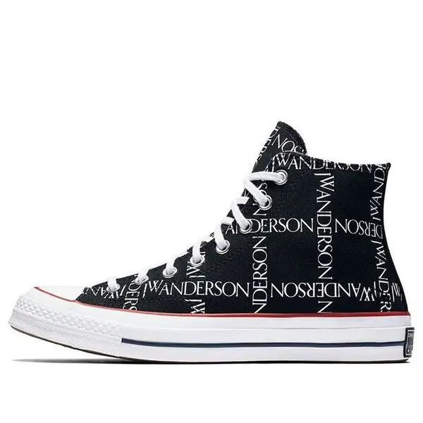 CONVERSE X Jw Anderson Chuck 70 Grid High Top Sneakers - Black