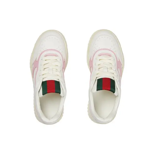 Gucci Re-web Sneakers - White/pink