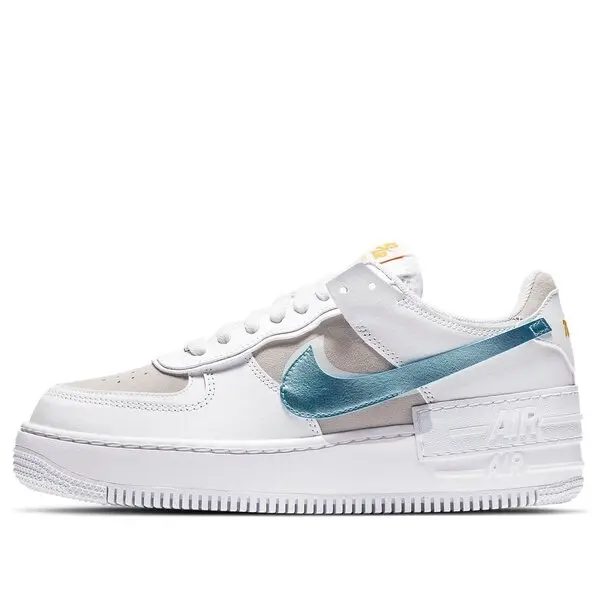 Nike Force 1 Shadow Sneakers - Whitegrayblue