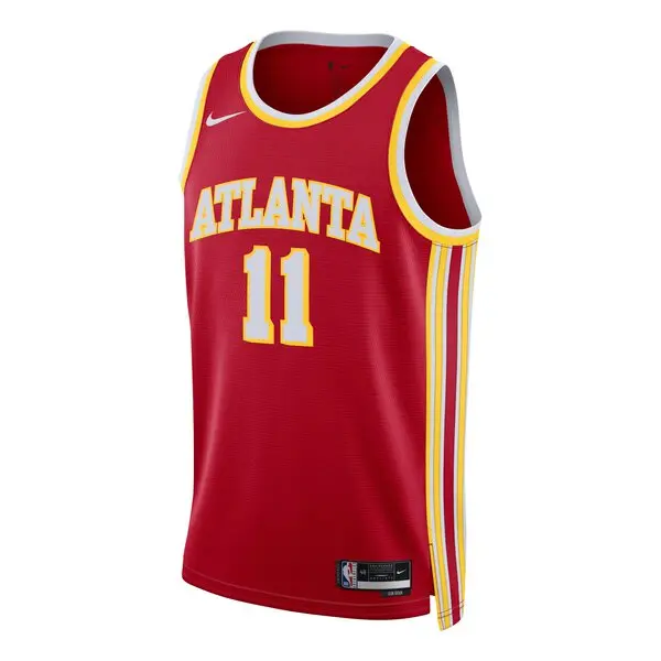 Nike Atlanta Hawks Trae Young Icon Edition Swingman Jersey 2022/23 - Red