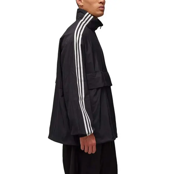 Adidas Y-3 3-stripes Nylon Shell 1/2 Zip Jacket