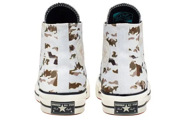 CONVERSE Chuck 70 Hi Camouflage Sneakers - White