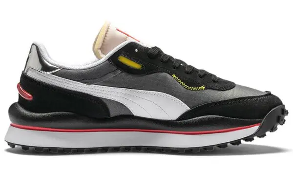 PUMA Style Rider Play On "black Castle Rock - Black/white/castlerock