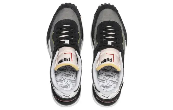 PUMA Style Rider Play On "black Castle Rock - Black/white/castlerock