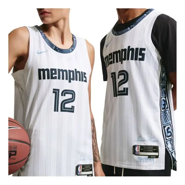 Nike Memphis Grizzlies City Edition Nba Swingman Jersey 'ja Morant - White