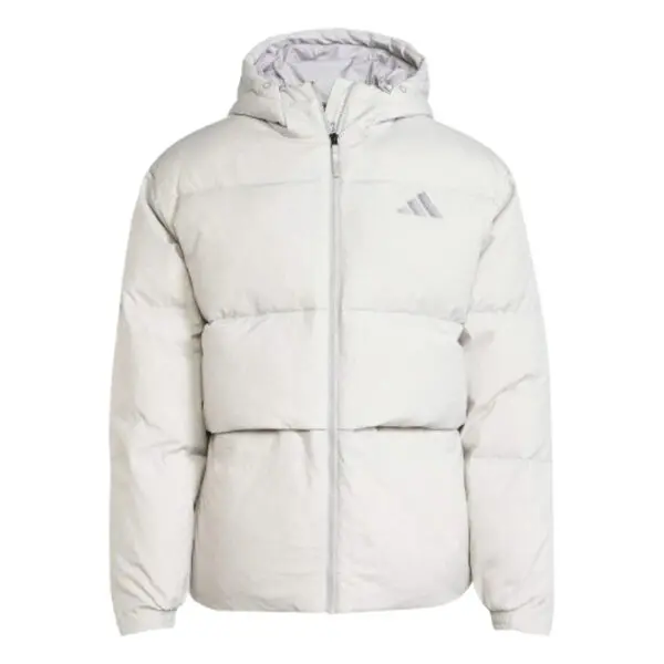 Adidas Padded Hooded Down Jacket - White