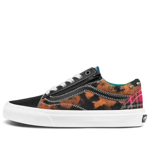 VANS Old Skool Zip Up Sneakers - Brown/black