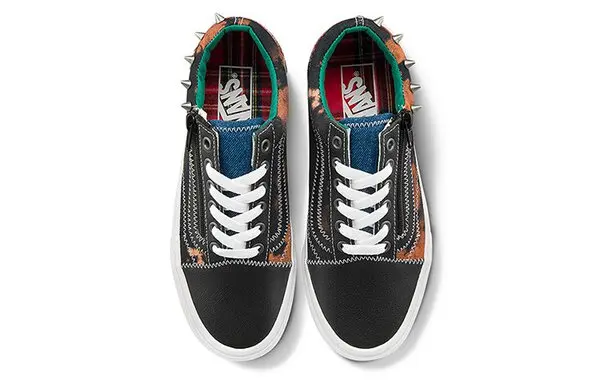 VANS Old Skool Zip Up Sneakers - Brown/black