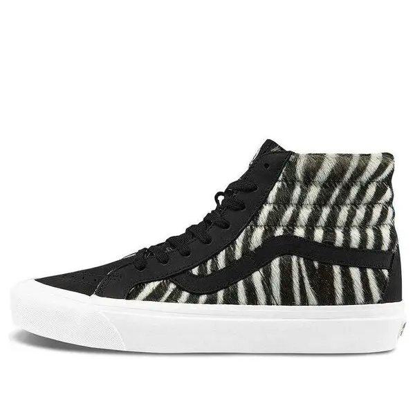 VANS Sk8-hi 38 Dx Anaheim Factory Zebra High Top Sneakers - Black