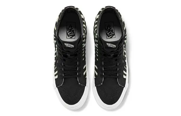 VANS Sk8-hi 38 Dx Anaheim Factory Zebra High Top Sneakers - Black