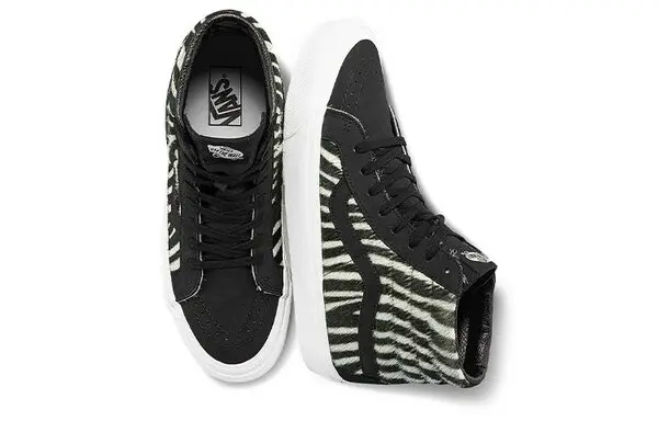 VANS Sk8-hi 38 Dx Anaheim Factory Zebra High Top Sneakers - Black