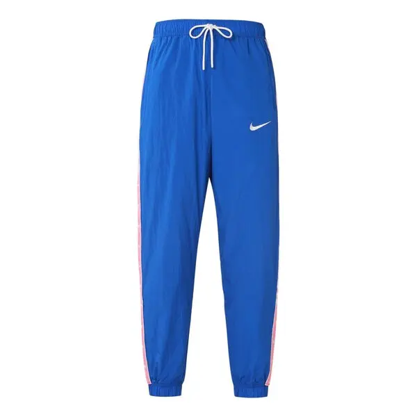 Nike As M Nsw Swoosh Pant Side Sports Long Pants - Blue