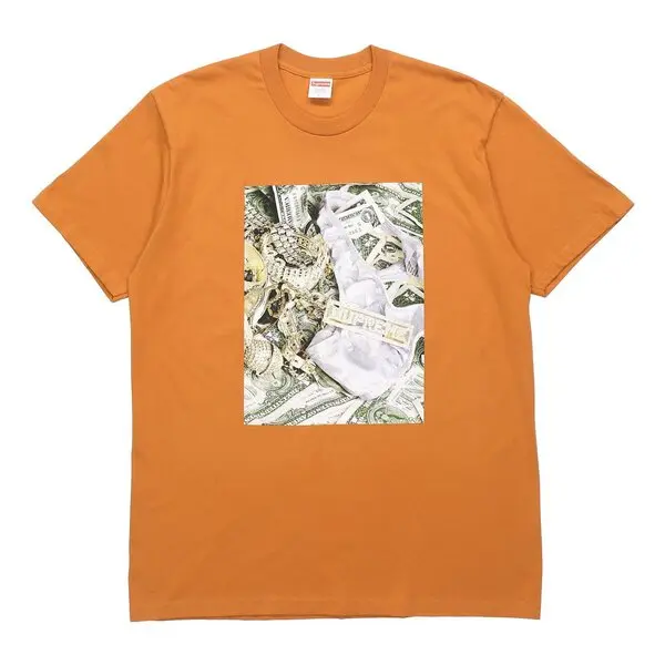 Supreme Ss20 Money Printing Short Sleeve - Orange